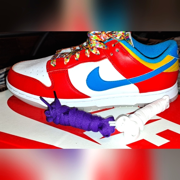 Nike | Shoes | Lebron James Fruity Pebbles Nike Dunks | Poshmark